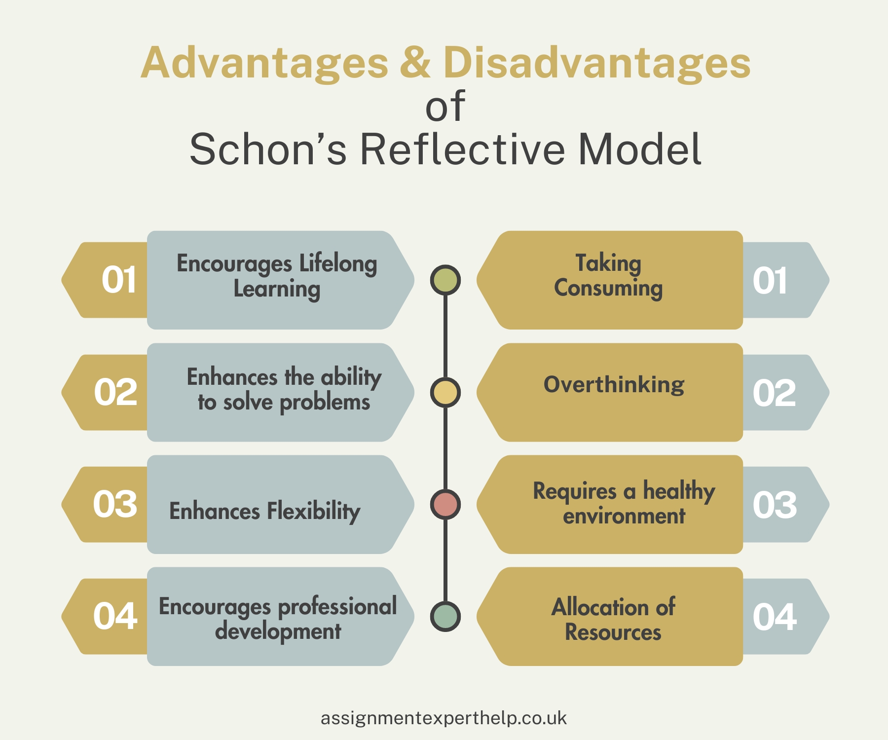 Advantages & Disadvantages of schon's reflective model