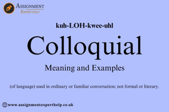 Colloquial Meaning and Examples